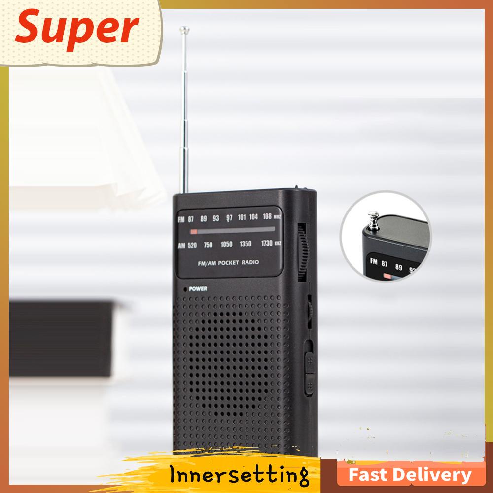 [innersetting.my] Full Band AM FM Radio Battery Powered Analog Radio ...