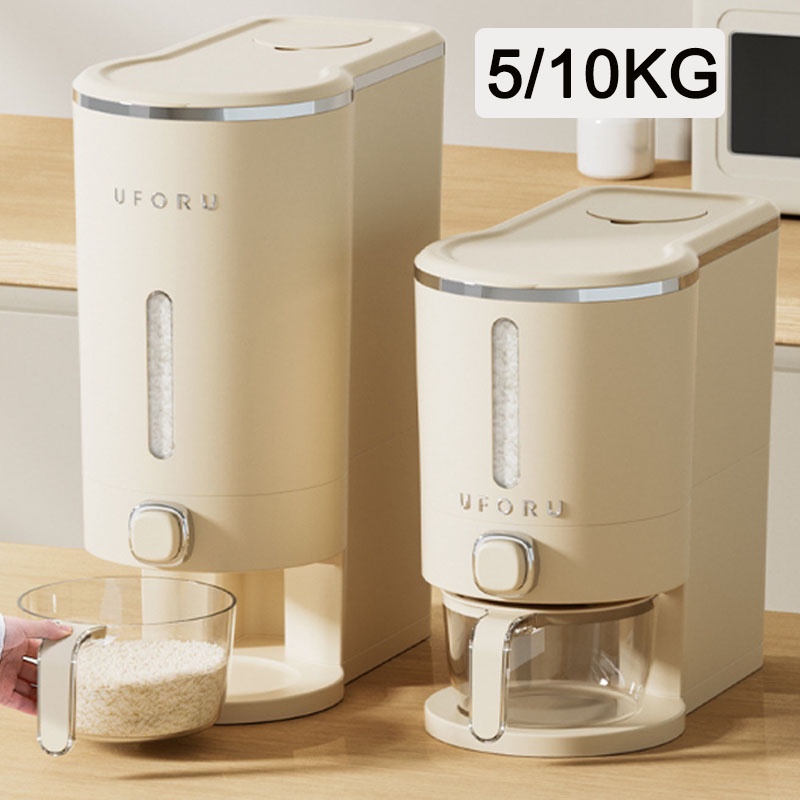 Rice Storage Box Grain Cereal Container Moisture-proof Rice Barrel ...