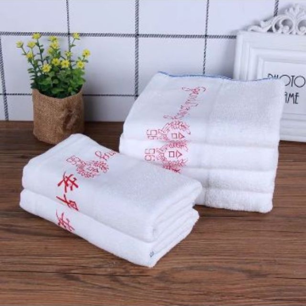 Good Morning Towel 83/96 Face Towel White wash cloth 100% Cotton Tuala ...
