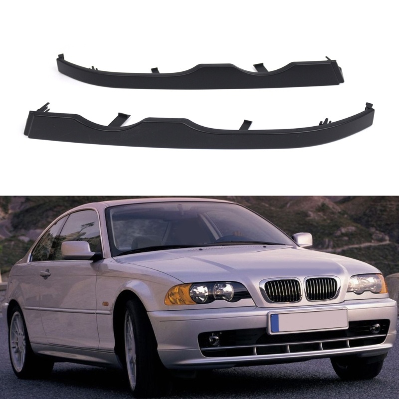 W* Front Bumper Filler Retainer Headlight Lower Molding Trim Fit for ...