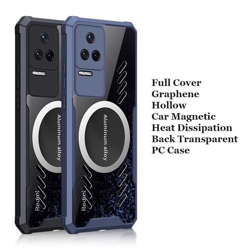 Full Cover Graphene Heat Dissipation PC Case For Xiaomi Poco F6 X6 F5 ...