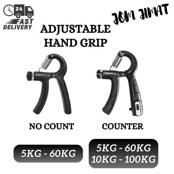 Adjustable Hand Grip Gripper Wrist Arm Finger Forearm Strengthener ...