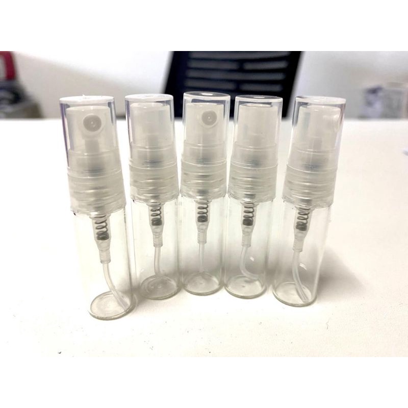 BOTOL PERFUME SPRAY JENIS KACA 3ml /2ml(GLASS BOTTLE FOR SPRAY PERFUME ...