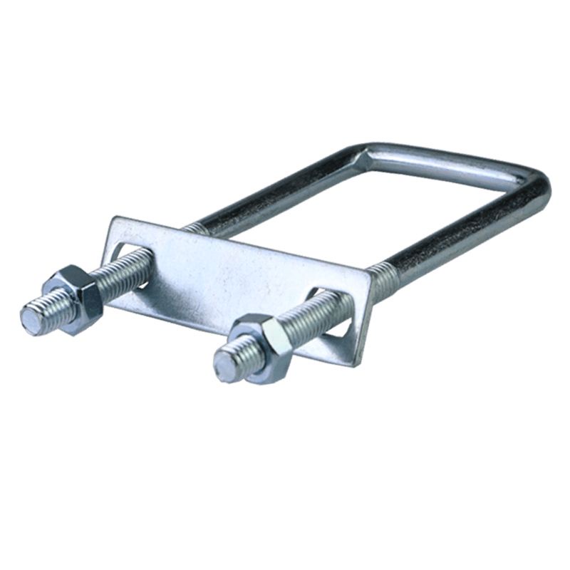 [U-Shaped Bolt] Square M8 Full Set Galvanized Extended Rectangular Bolt ...