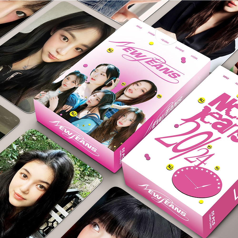 KPOP 55pcs/box NewJeans Photocards 2024 LOMO Card Collection Card ...