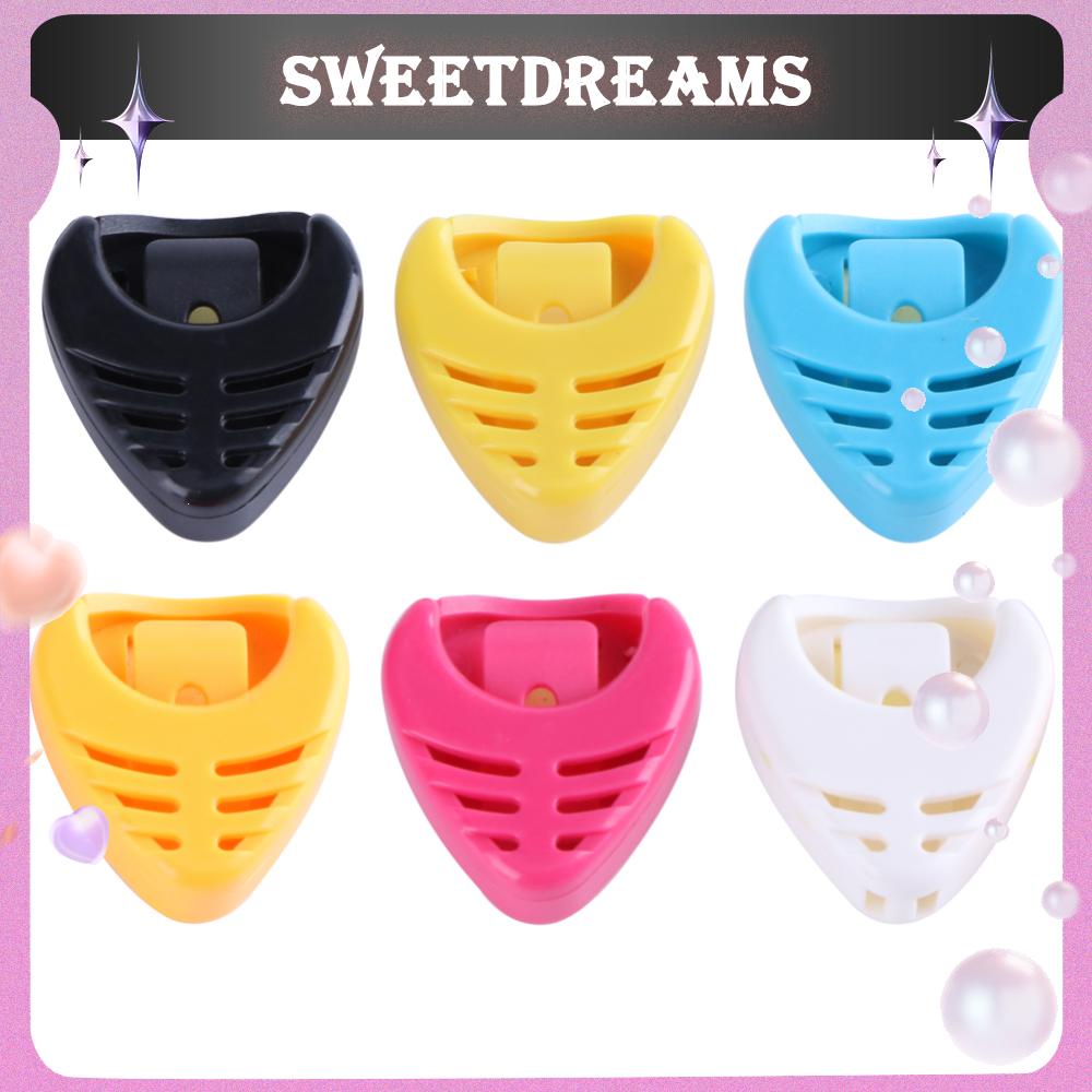 Portable Plastic Heart Shape Guitar Pick Plectrum Holder Case ...