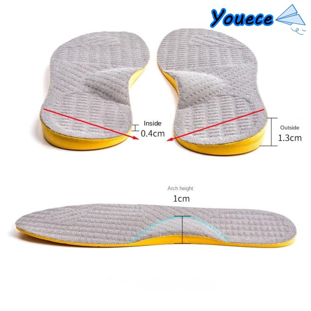 YOUECE Orthopedic Insoles Breathable Compass Leg Internal Octagon O/X ...