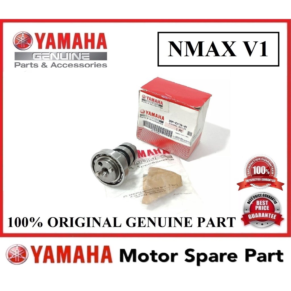 (DIJAMIN 100% ORIGINAL) YAMAHA NMAX V1 CAMSHAFT ASSY // 2DP-E2170-00 CAM SHAFT N-MAX N MAX 100% ...