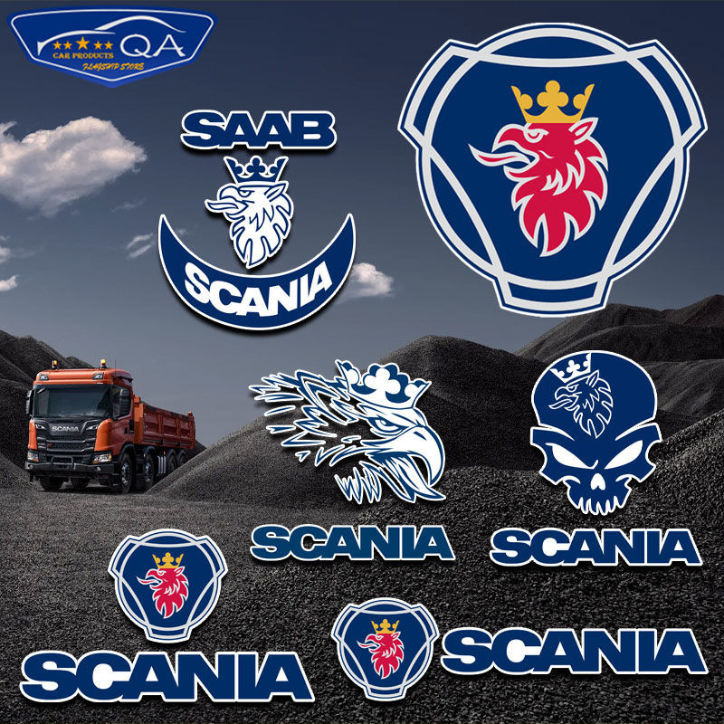 Scania Car Sticker Heavy Truck Custom Rear Window Truck Fan Scratch ...