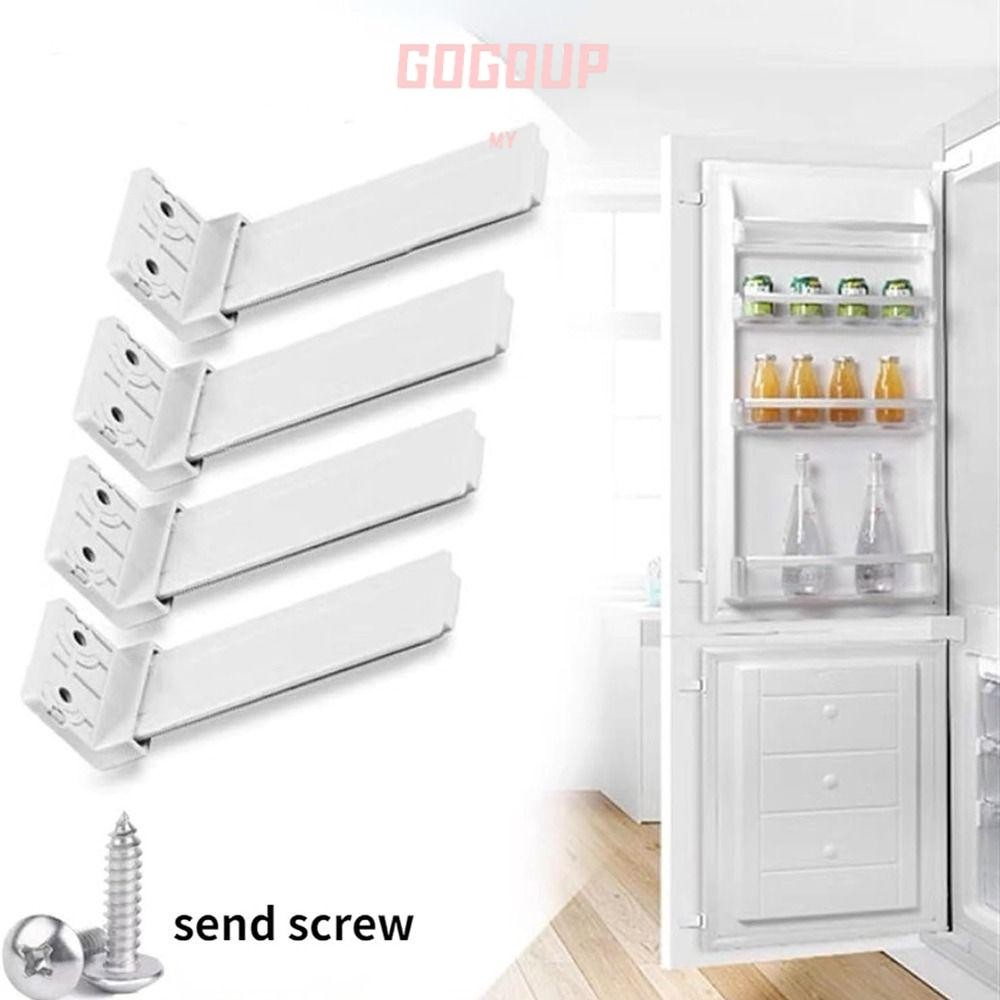 GOGUVO Refrigerator Slide Rail, Mounting Kit Embedded Fridge Door Slide ...