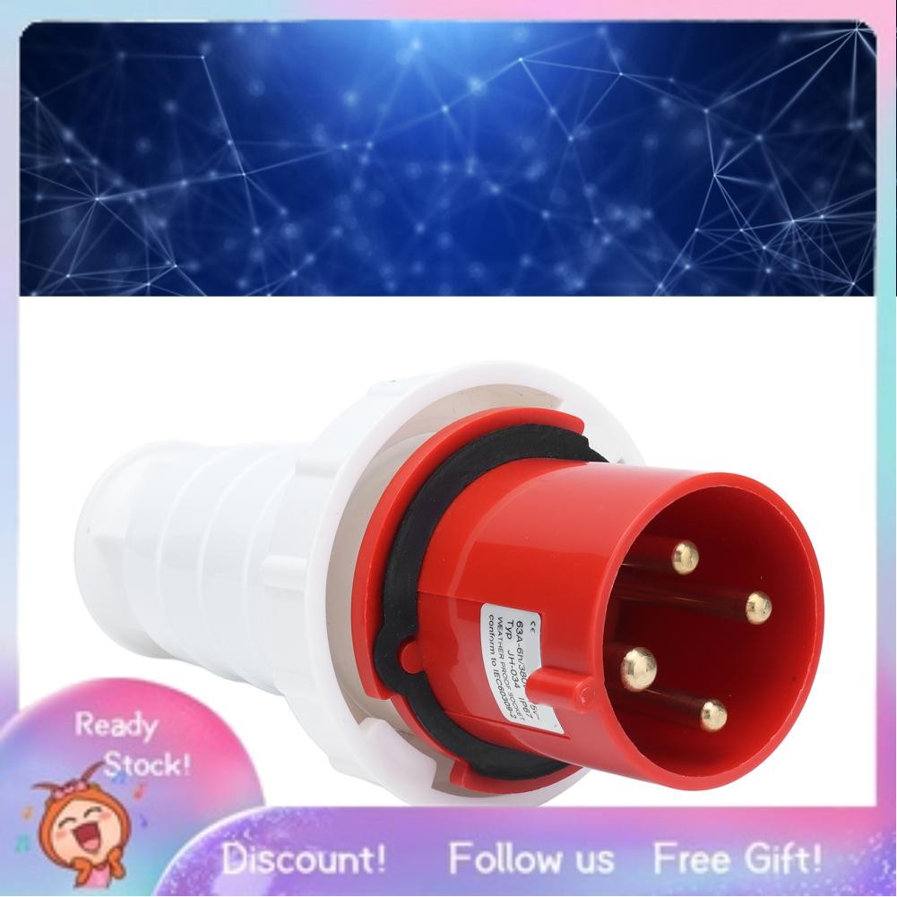Ujewndju 4 Pin Industrial Plug Connector Heat Insulation for Chemicals ...