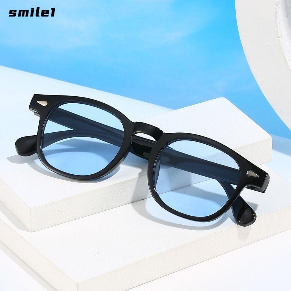 SMILE Round Sunglasses, Candy Colors Lens Women Men Small Frame Sun ...
