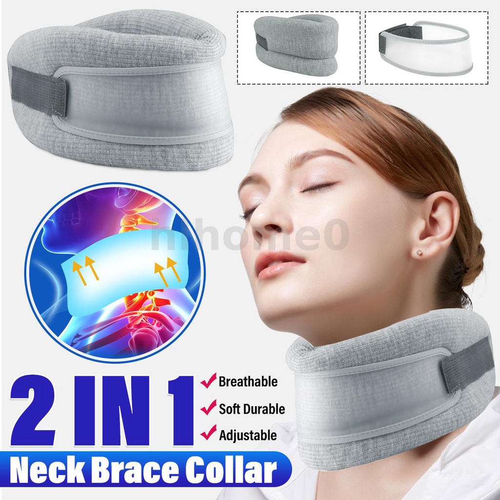 Adjustable Neck Brace Collar Cervical Support Traction Pain Relief ...