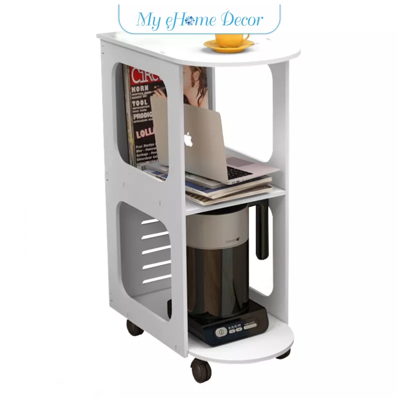 Portable sofa side rack modern rack table book storage rack drinks ...