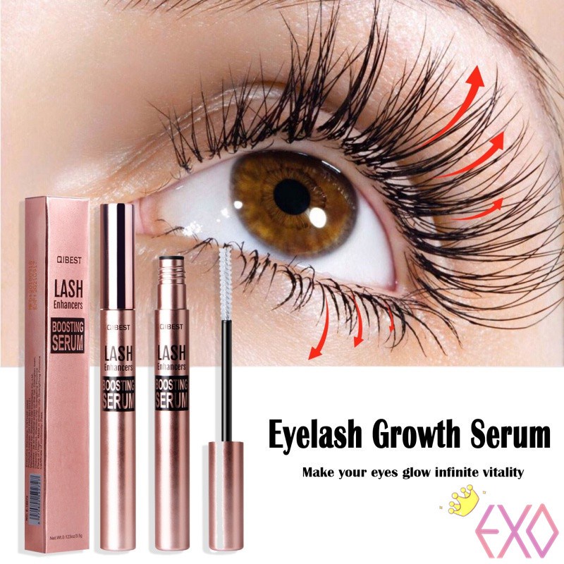 Qibest Eyelash Growth Serum Nourishing Lash Thicker Eyelashes Growth ...