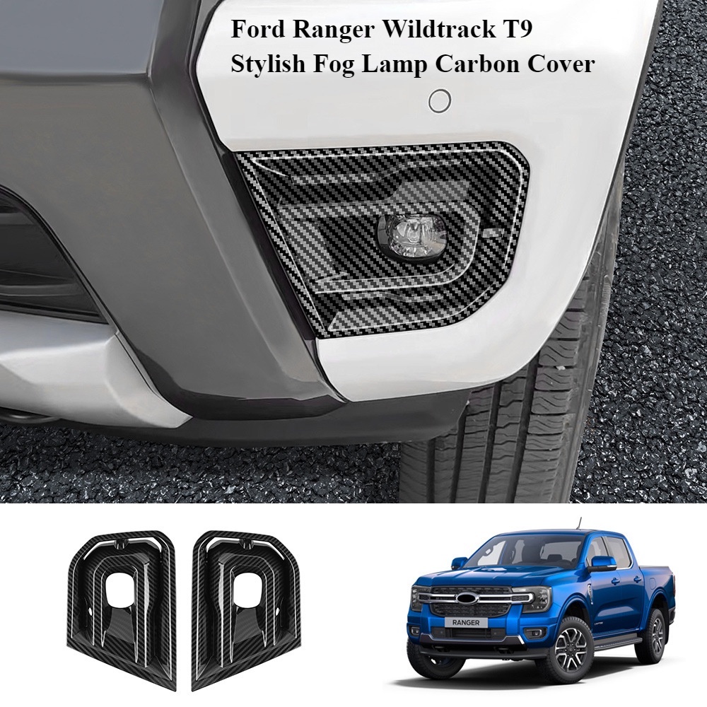 Ford Ranger Wildtrak T9 (2023-2025) Stylish Fog Lamp Carbon Cover ...