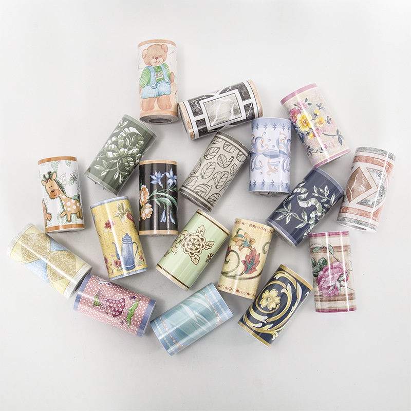 10 Meters Self-adhesive Waistline Wall Sticker Living Room Kitchen ...