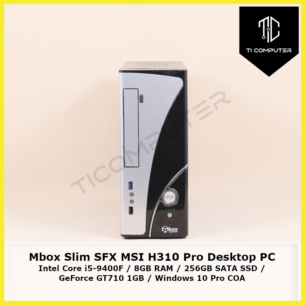 Mbox Slim SFX MSI H310 Pro Intel Core i5-9400F 8GB DDR4 RAM 256GB SATA ...