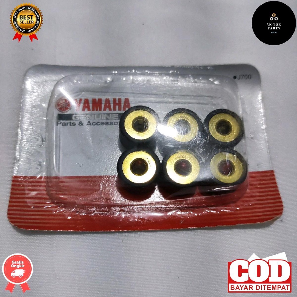 Yamaha (Mio Lama - Mio Smile - Mio Soul - Fino) Roller Weight Set 6 Points 5LW Motor | Shopee ...