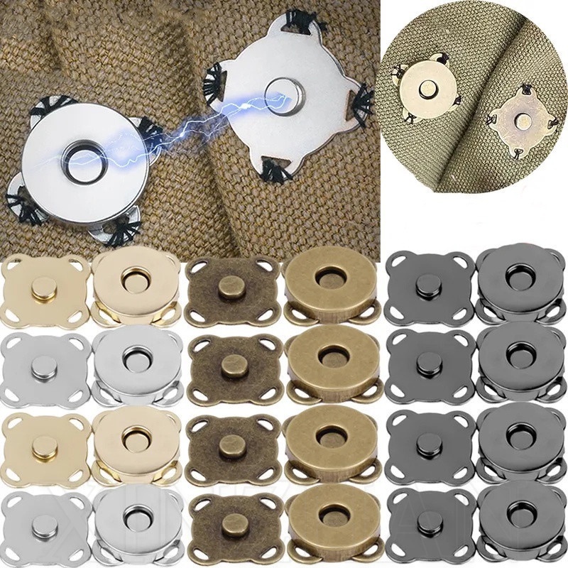 14/18mm Adsorption Buttons /DIY Sewing Adsorption Snaps / Purse Clasp ...