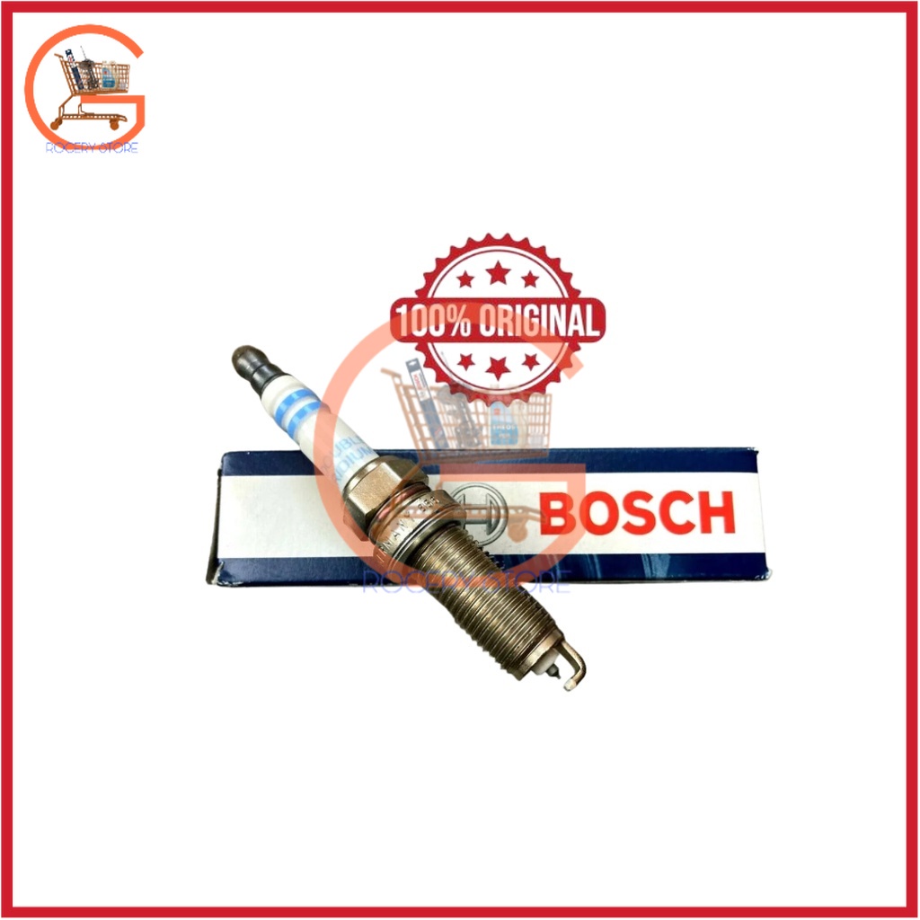 BOSCH DOUBLE IRIDIUM SPARK PLUG PROTON EXORA BOLD IRIZ SAGA VVT MYVI ...