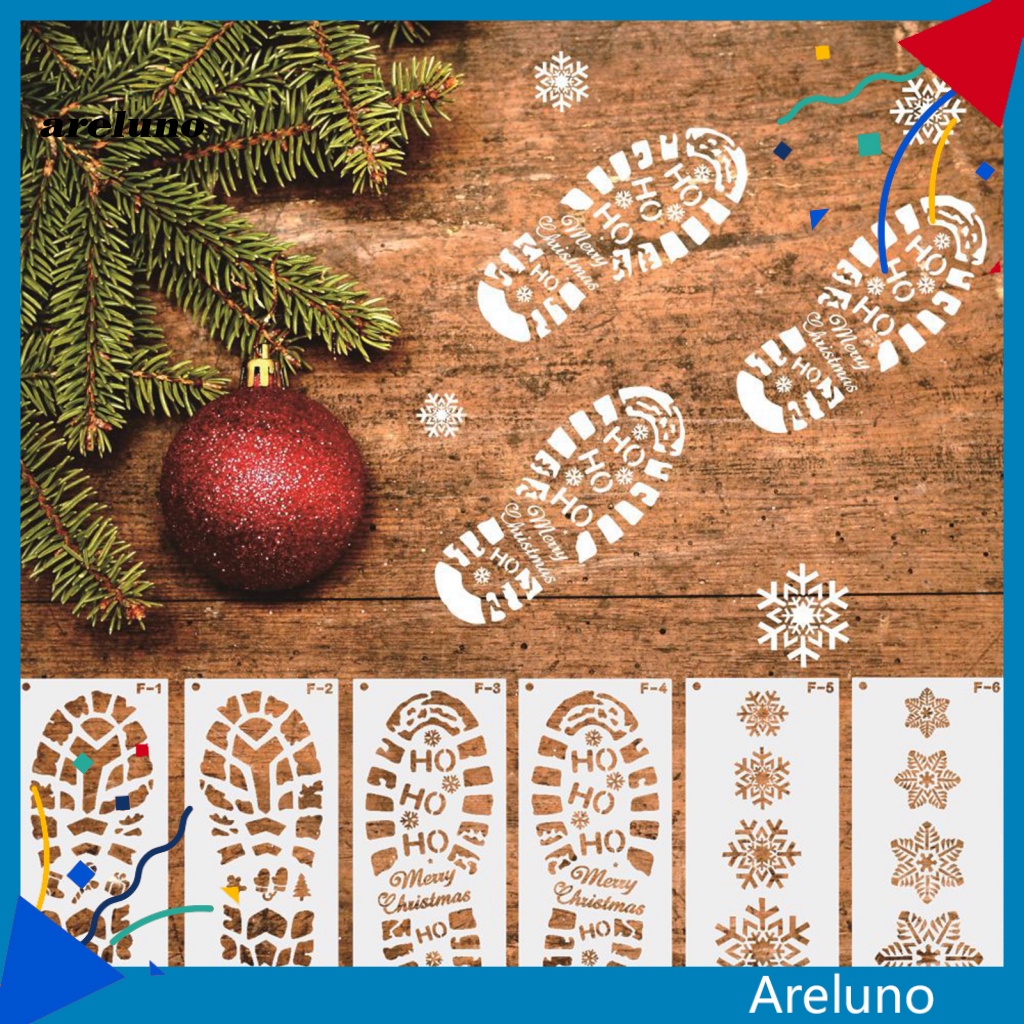 AREL Santa Claus Footprints Template Santa Claus Footprints for Kids ...