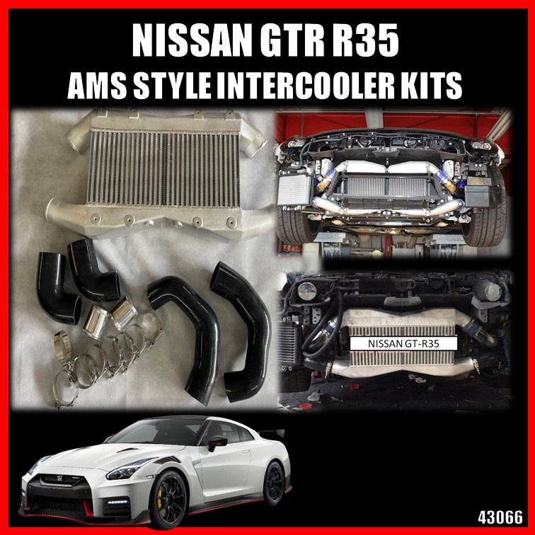 NISSAN GT-R GTR R35 2008-2020 1000 BHP BIGGER Front Mount Intercooler ...