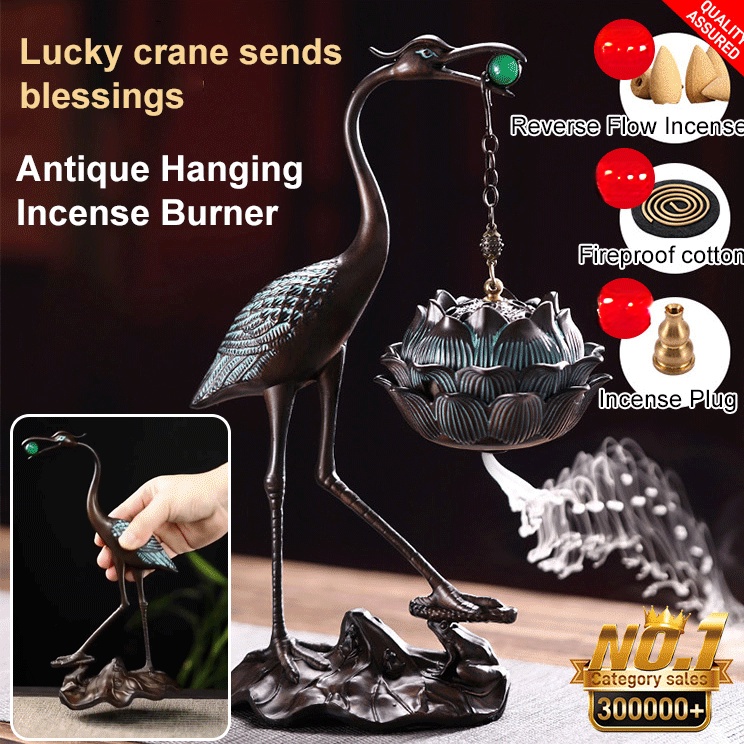 Zen good luck sandalwood incense tea ceremony incense burner Buddhist ...