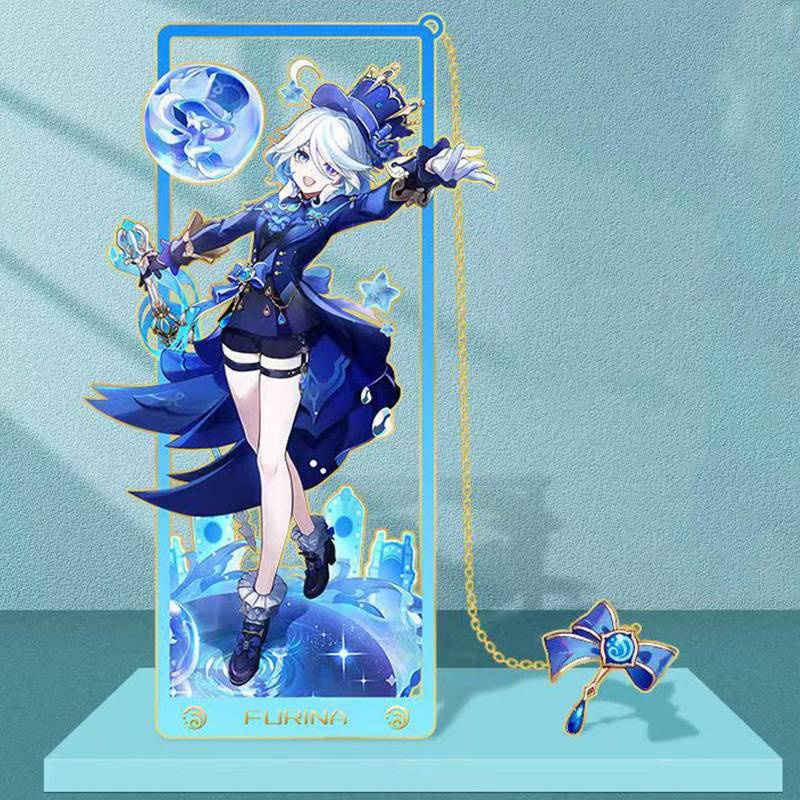 Genshin Impact Metal Hollow Bookmark Focalors Furina Raiden Shogun Yae ...
