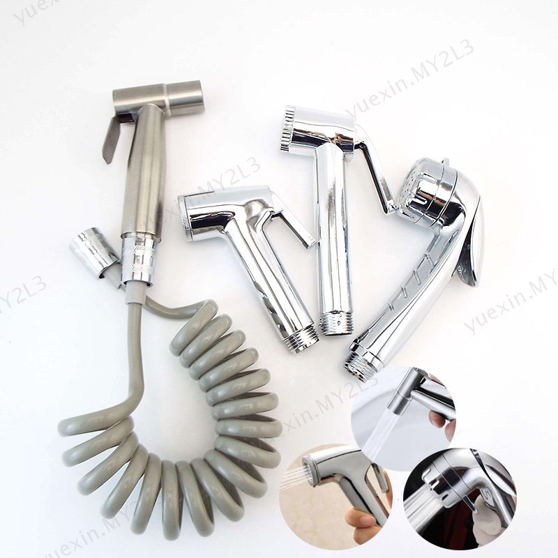 Handheld Bathroom Bidet Shower Head Faucet Spray ABS Water 1/2" 2m Hose ...