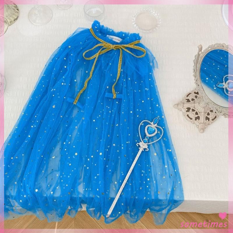 Time Princess Cloak For Girls Princess Cape Cloak Costume Princess Robe ...