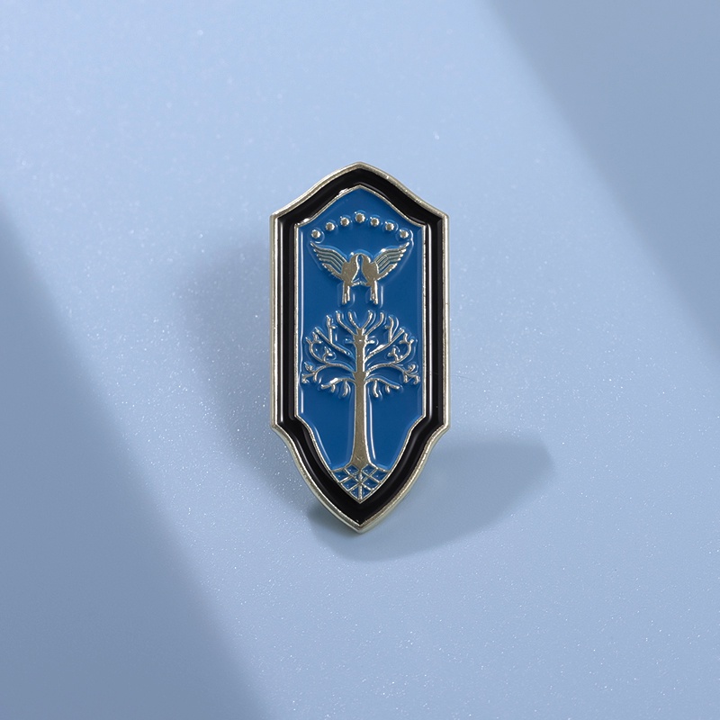 The Lord of The Rings Enamel Pins Brooches Movie Shield Brooch Badges ...