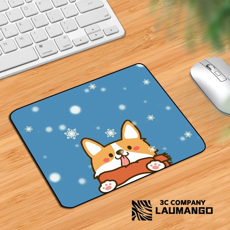 Small Mause Pad Gamer Rug Kawaii corgi Shiba inu Mouse Mat Pc ...