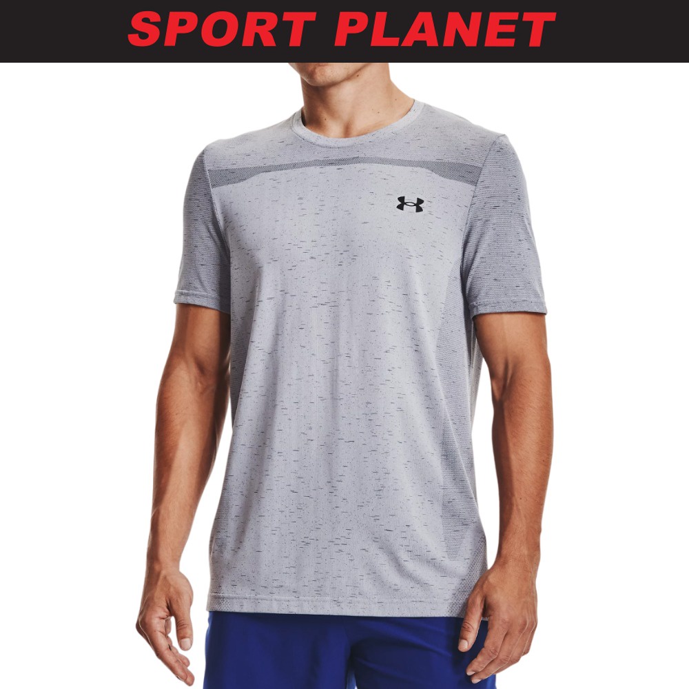 Under Armour Men Seamless Short Sleeve Shirt 1361131-011 | Shopee Malaysia