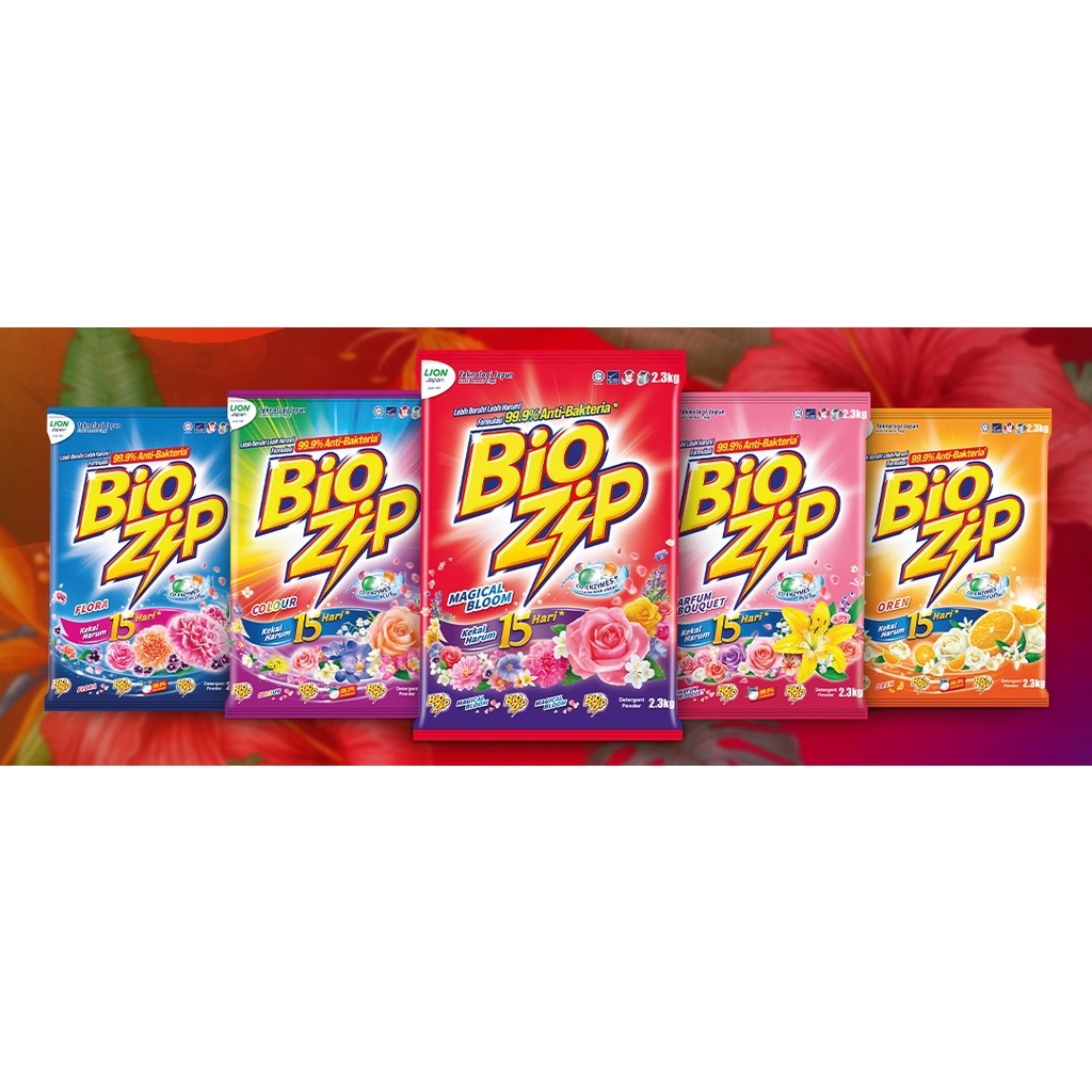 Bio Zip Powder Detergent 2.3kg | Shopee Malaysia