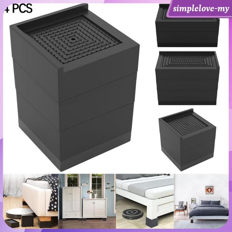 [simpleloveMY] Furniture Riser Leg Supports Bed Elevator Pad for Desks ...