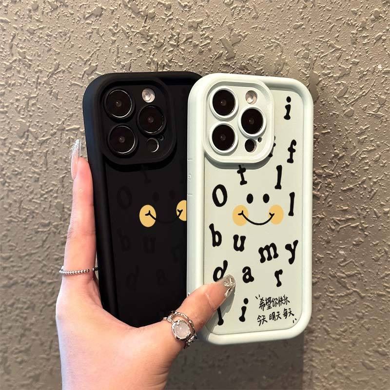 Happy Smiley Face Every Day Phone Case Compatible for iPhone 11 12 13 ...