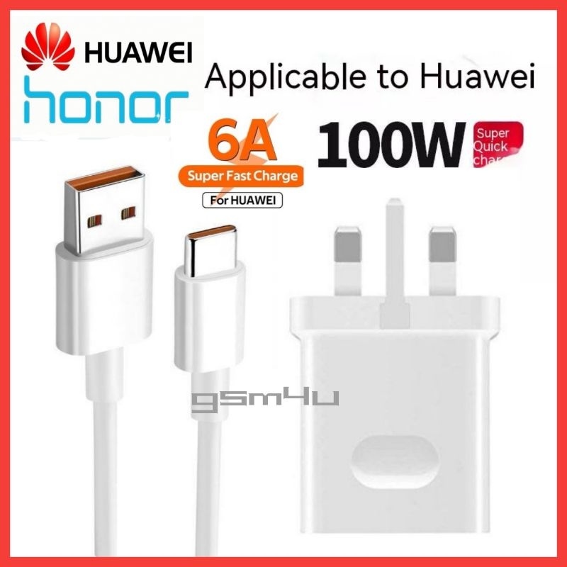 [20V/5A] 100W Charger Huawei Honor Magic 5 4 P50 Pro Mate 50 40 nova 11 ...