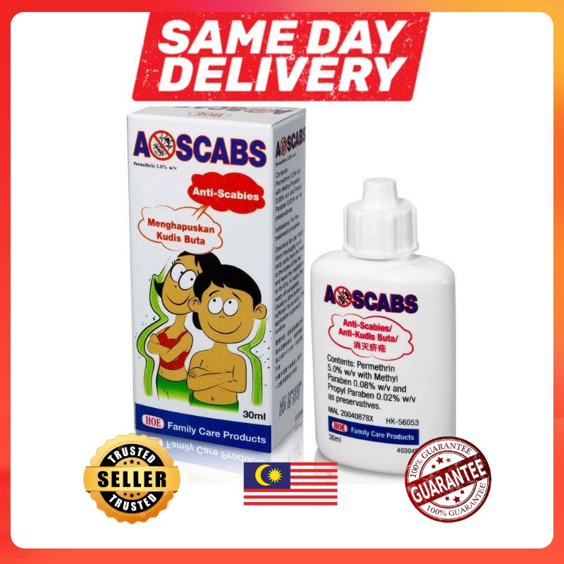 Ubat Hapuskan Kudis Buta Hama Kutu / Scabies Permethrin Losyen A Scab ...