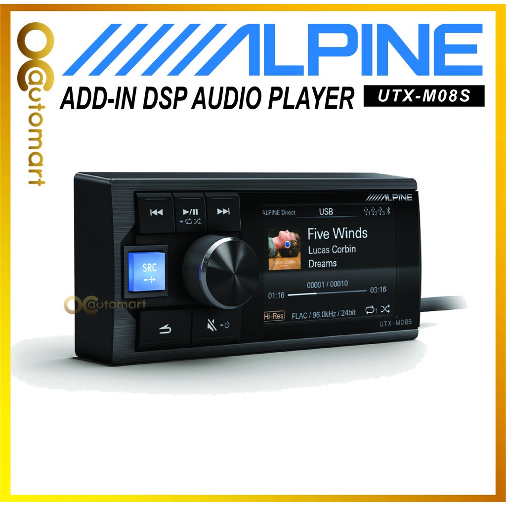 Alpine UTX-M08S - ADD-IN DSP AUDIO PLAYER | Shopee Malaysia