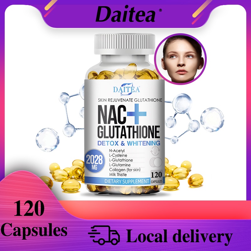 Daitea Glutathione Supplement, Intracellular Complex, Collagen, Milk ...