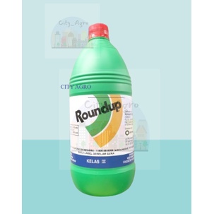 1L Roundup round up Monsanto Glyphosate 41% Weed Killer (Racun Rumput ...