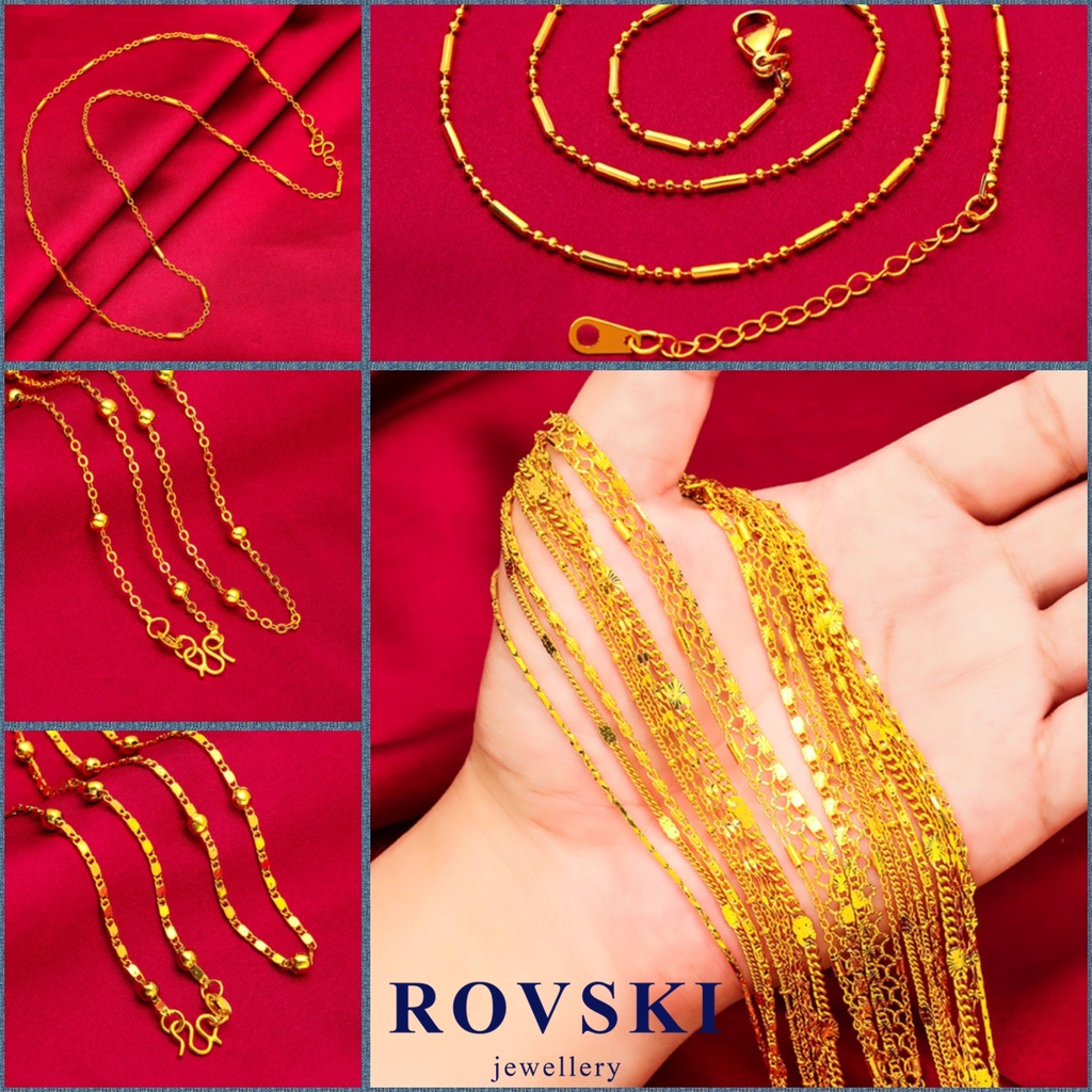 ROVSKI Fashion Korean Ready Stock Jewelry Women's simple design fashion ...