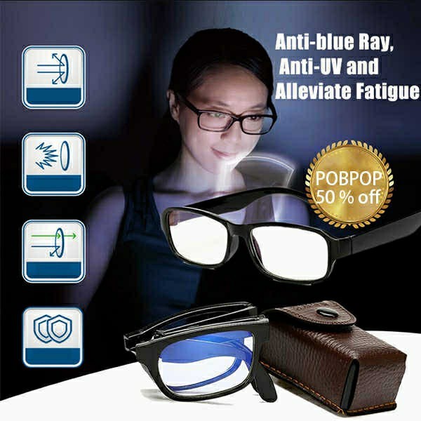 Folding Reading Glasses - plus auto focus anti-radiation anti-UV400 | Shopee Malaysia