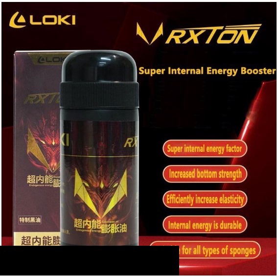 Original LOKI Rxton Special Black Table Tennis Booster Performance Ping ...