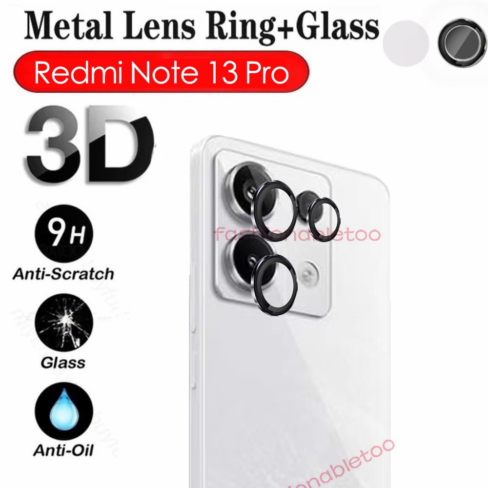 Metal Ring Camera Lens Protective Film For Redmi Note 13 pro plus 13pro ...