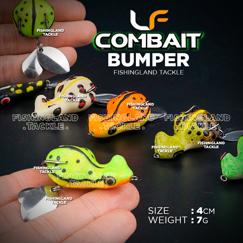 LF Combait Bumper Soft Frog | 4cm / 7g | Umpan Tiruan Thailand Katak ...