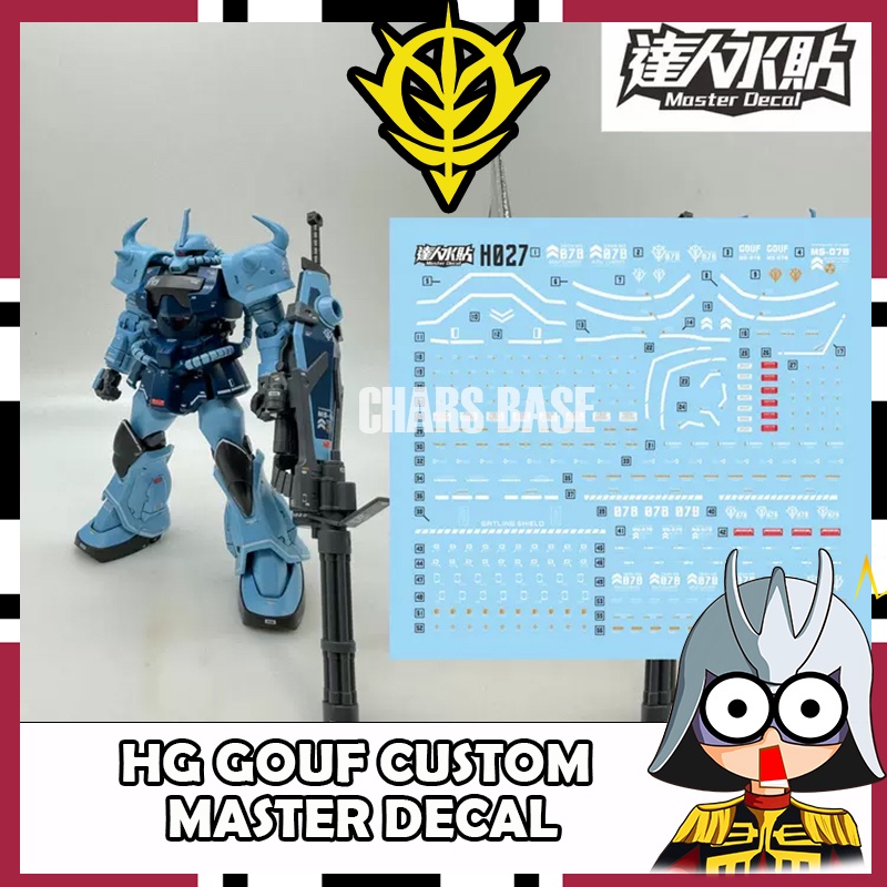 HG GOUF CUSTOM MASTER DECAL | Shopee Malaysia