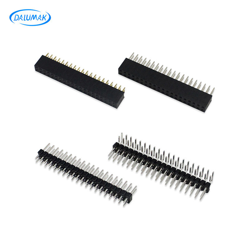Raspberry Pie Zero GPIO Heightened Pin Header 2.54mm Double Pin Header ...