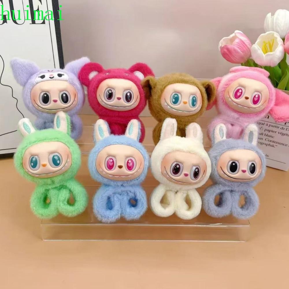 HUIMAI Labubu Slap Snap Doll Toy, Fluffy Kuromi Labubu Plush Slap ...